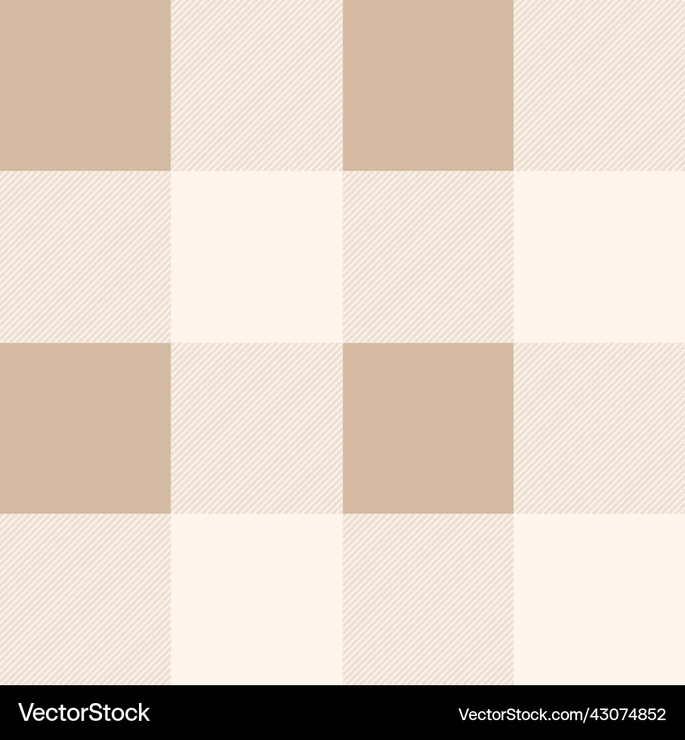 Neutral Gingham Check Pattern Royalty Free Vector Image