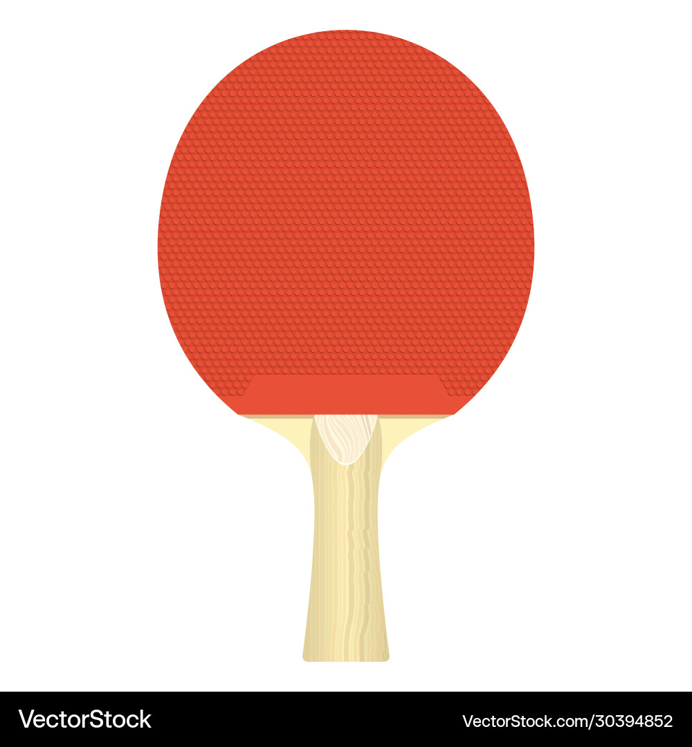 Table tennis racket Royalty Free Vector Image - VectorStock