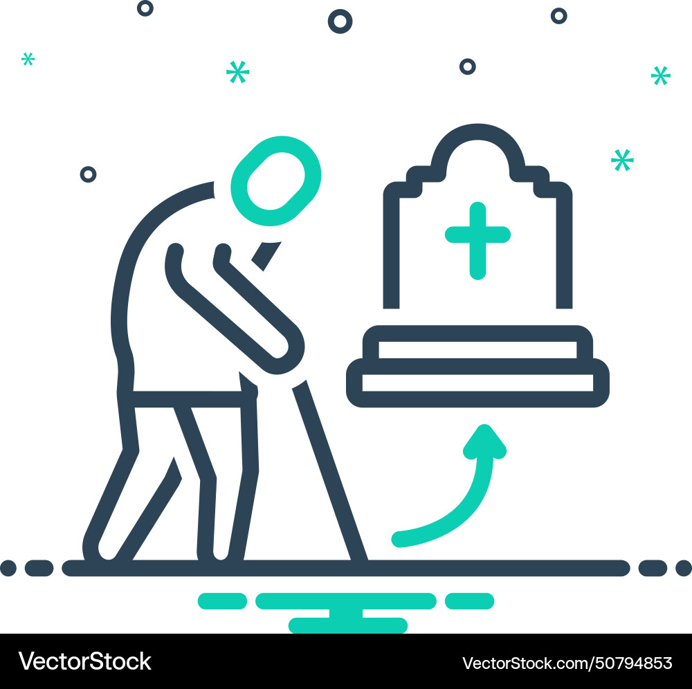 End of life Royalty Free Vector Image - VectorStock