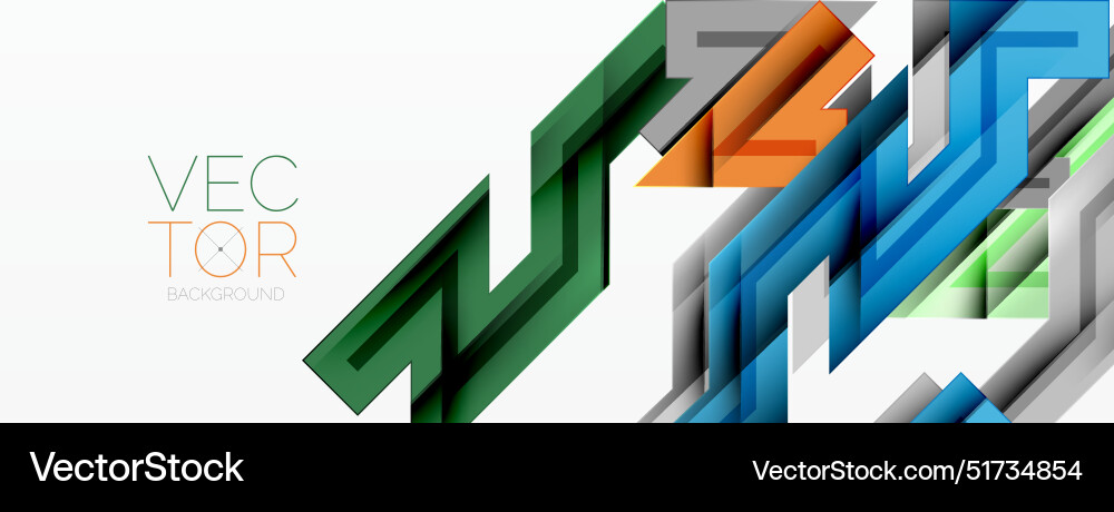 Dynamic lines geometric background Royalty Free Vector Image