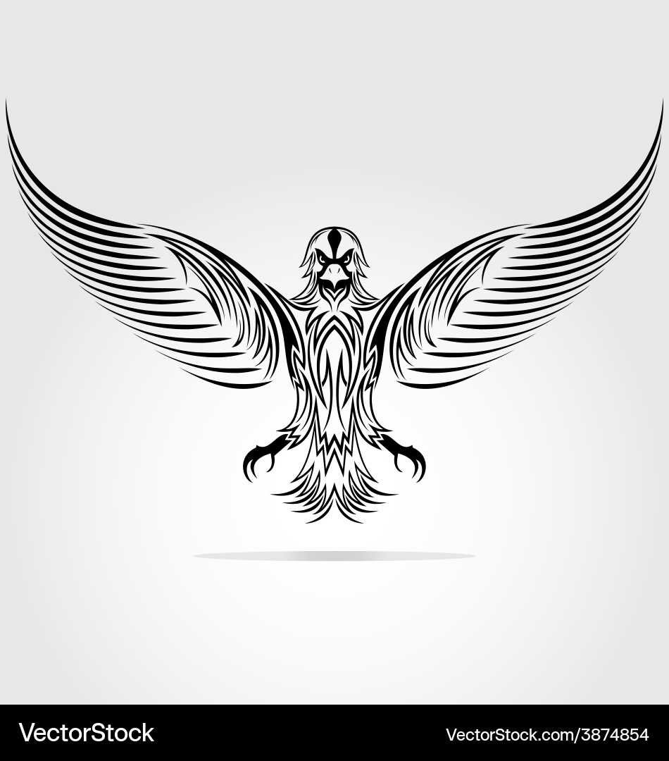 Eagle bird Royalty Free Vector Image - VectorStock