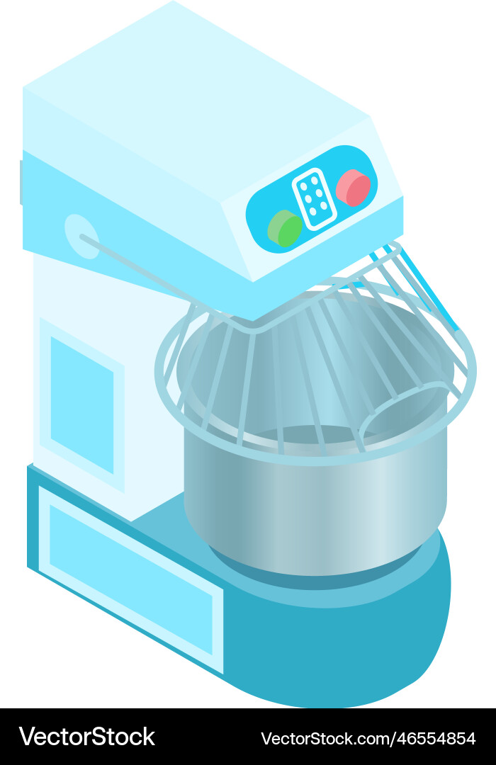 Isometric bakery mixer Royalty Free Vector Image