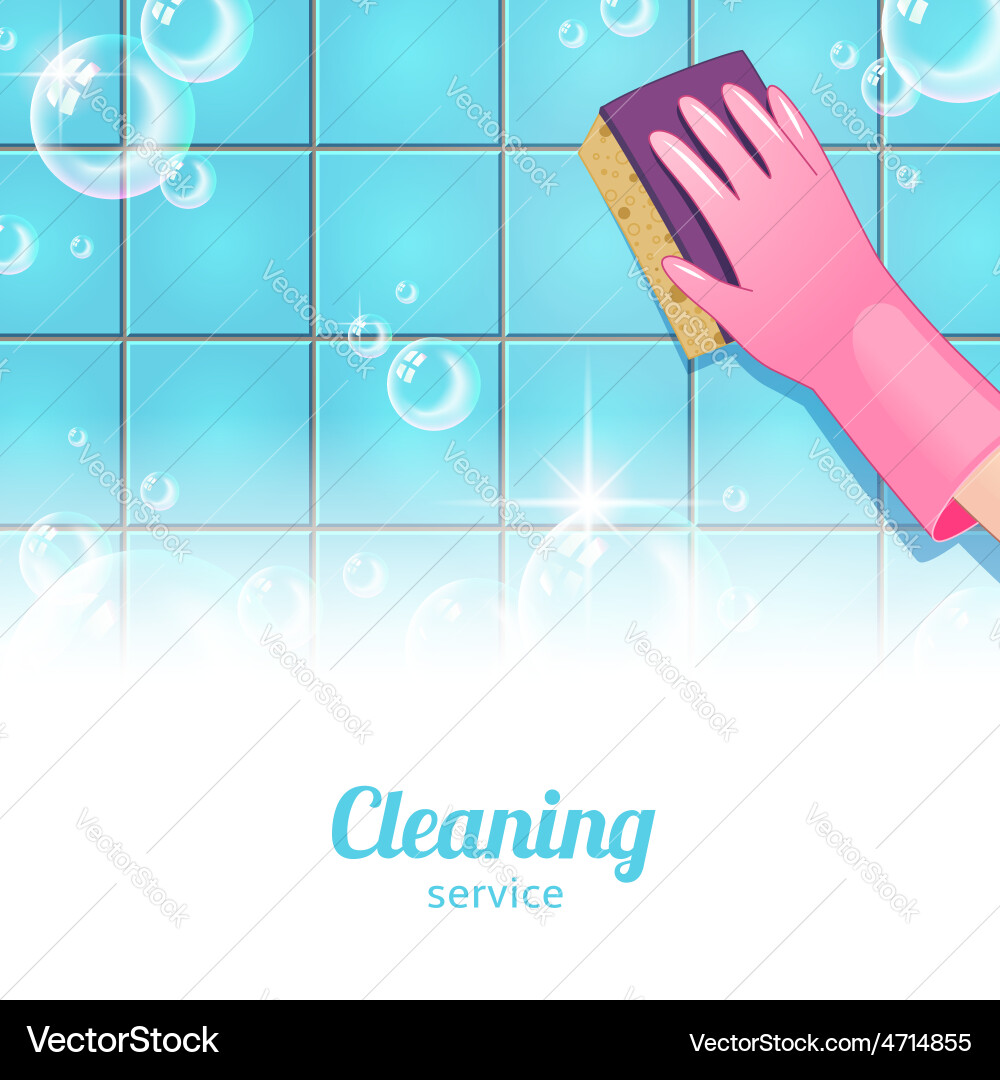 Cleaning background pink Royalty Free Vector Image