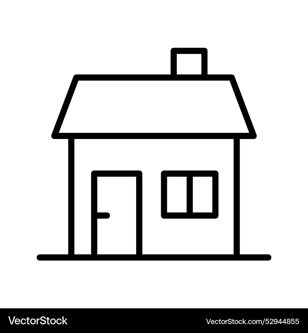 House and home icon simple country Royalty Free Vector Image