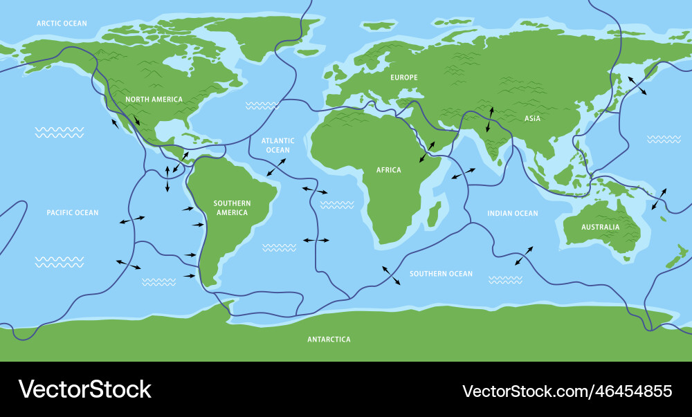 Tectonic Plates Map Europe