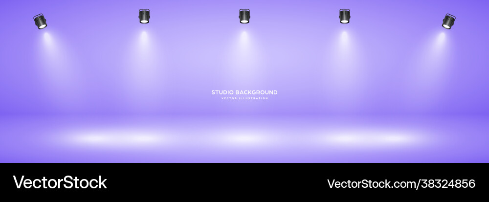 Empty pastel violet studio abstract background Vector Image