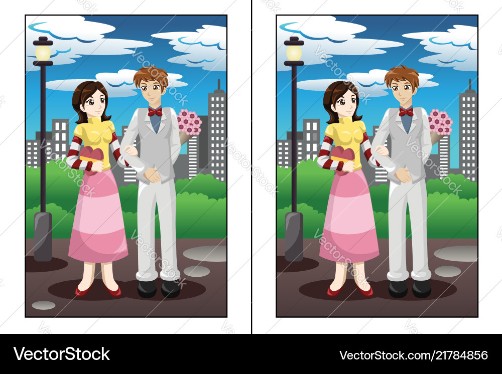 Find the differences game Royalty Free Vector Image