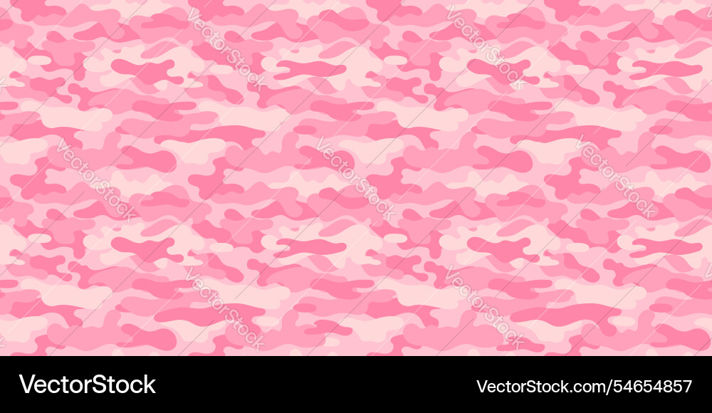 Pink camouflage military pattern Royalty Free Vector Image