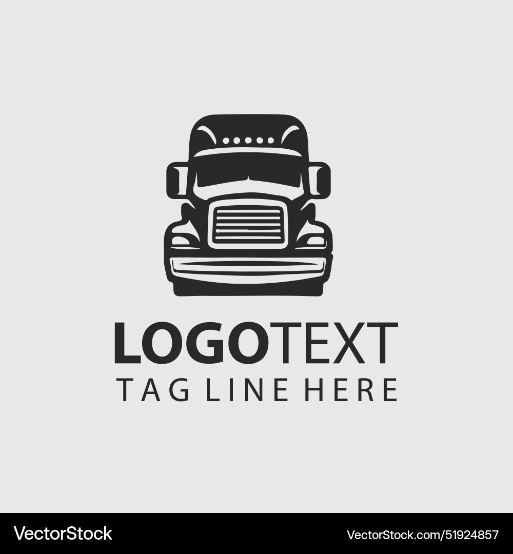 Trucking logo Royalty Free Vector Image - VectorStock