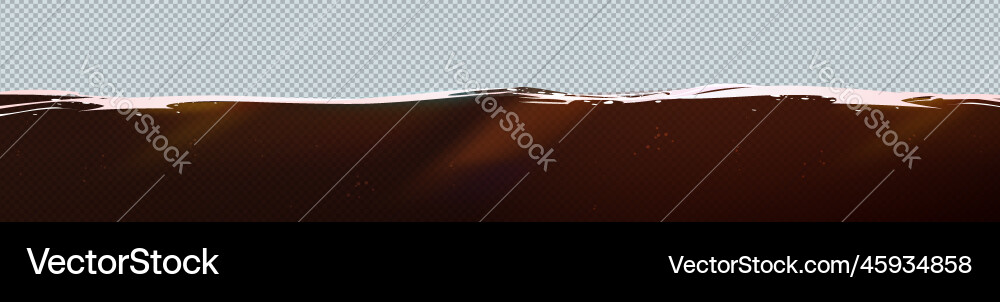Background of underwater surface water cola Vector Image