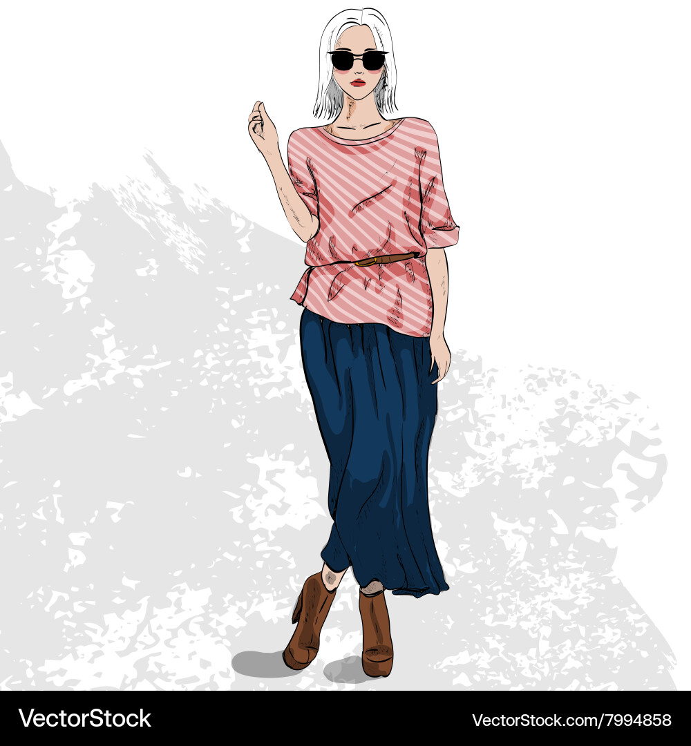 Fashion look color Royalty Free Vector Image - VectorStock