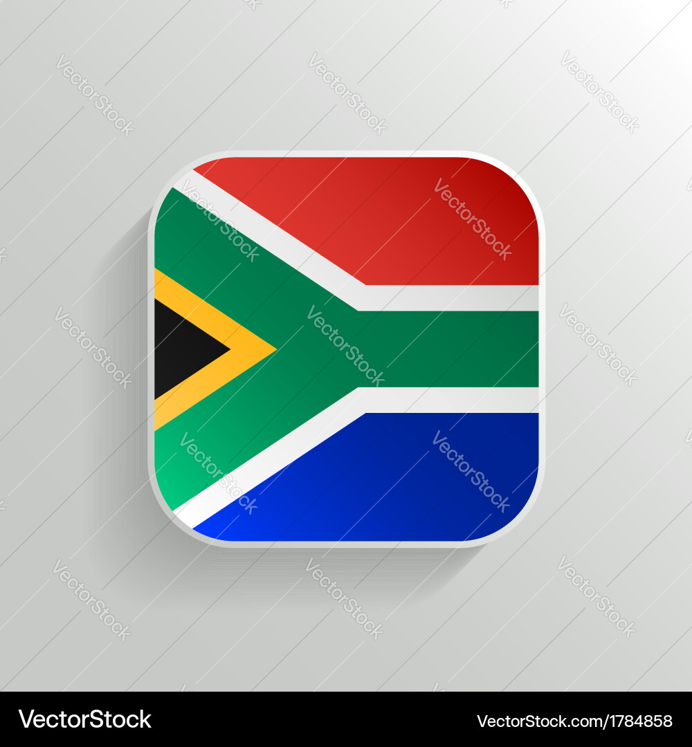 South Africa Flag Icon Royalty Free Vector Image