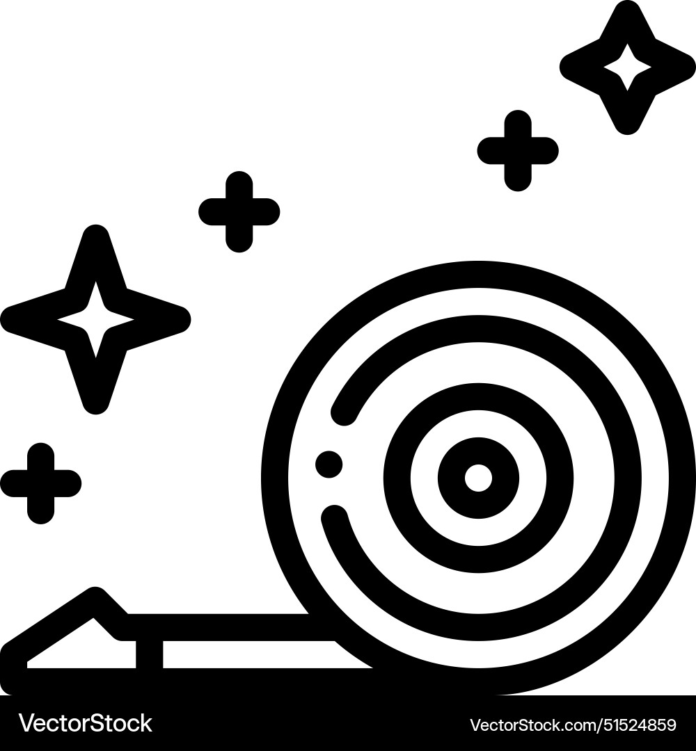 Blower icon thin linear style design isolated Vector Image