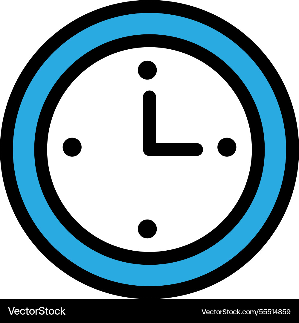 Clock icon time watch Royalty Free Vector Image
