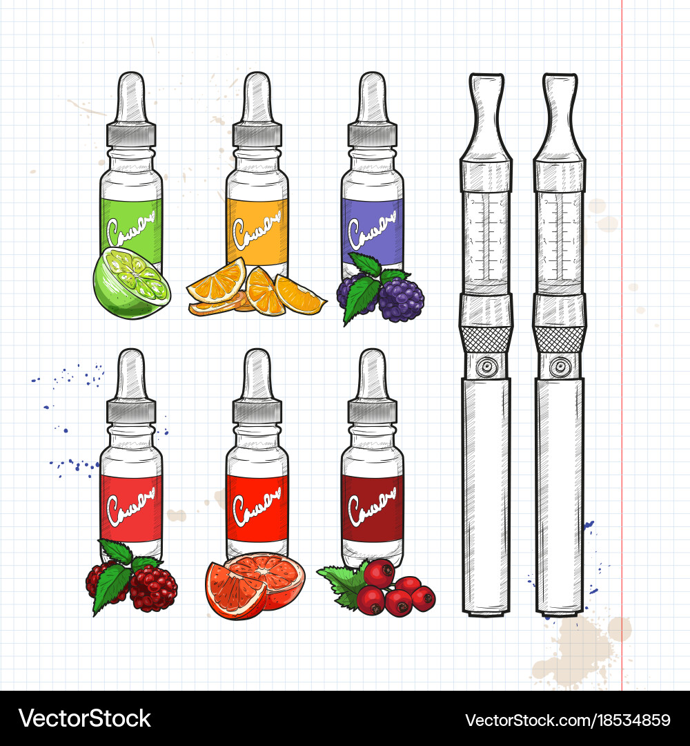 Vape pen Royalty Free Vector Image - VectorStock