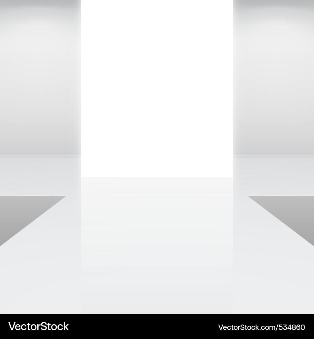 Fashion runway or catwalk Royalty Free Vector Image