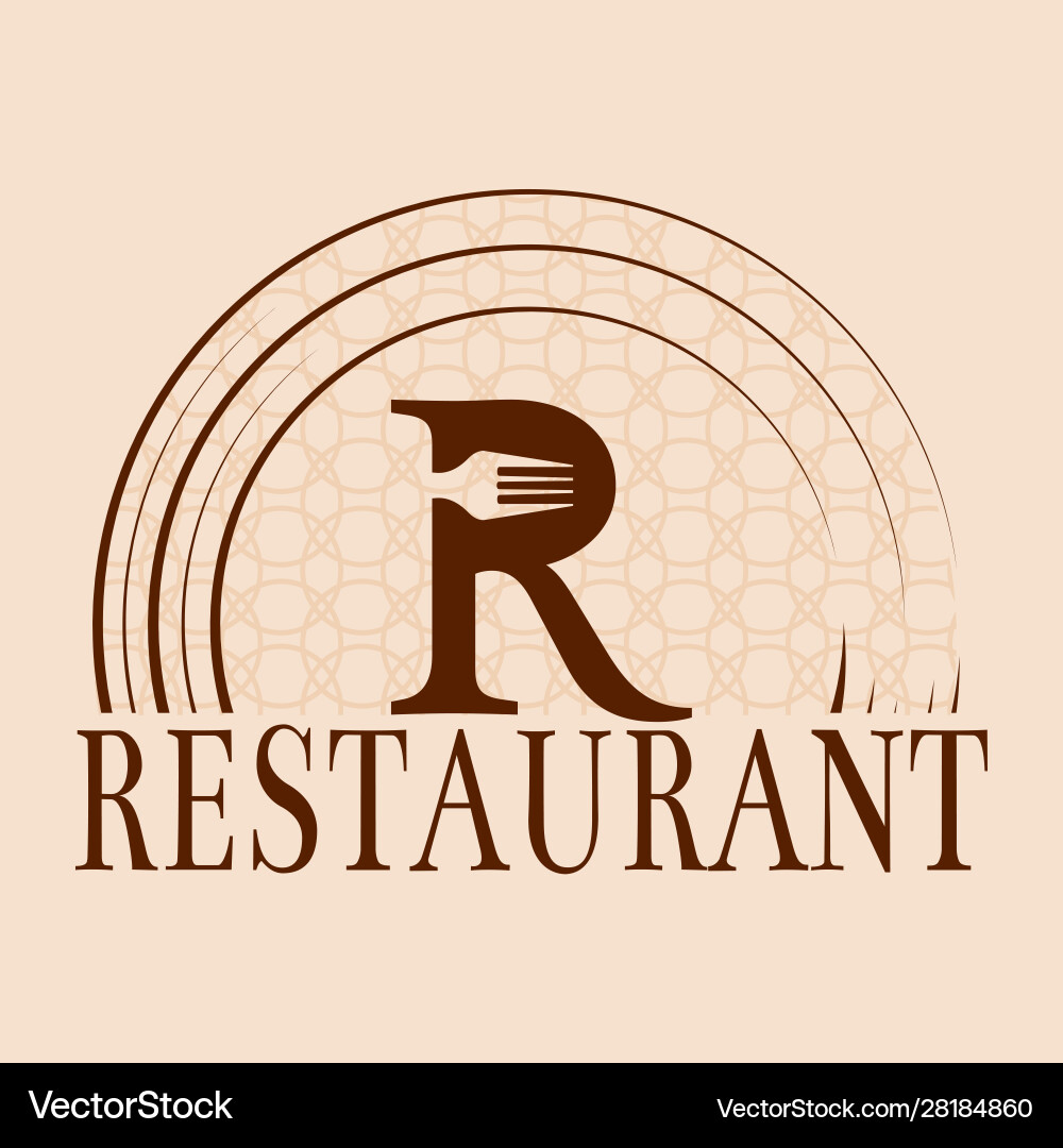 Restaurant logo Royalty Free Vector Image - VectorStock