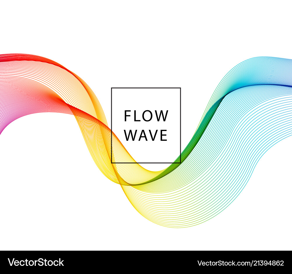 Abstract background spectrum wave Royalty Free Vector Image