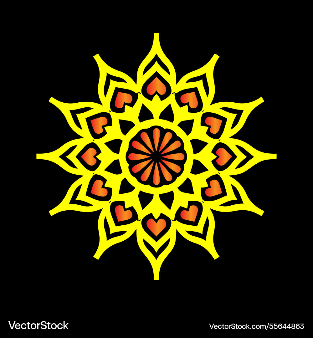 Buddhist mandala patterns Royalty Free Vector Image