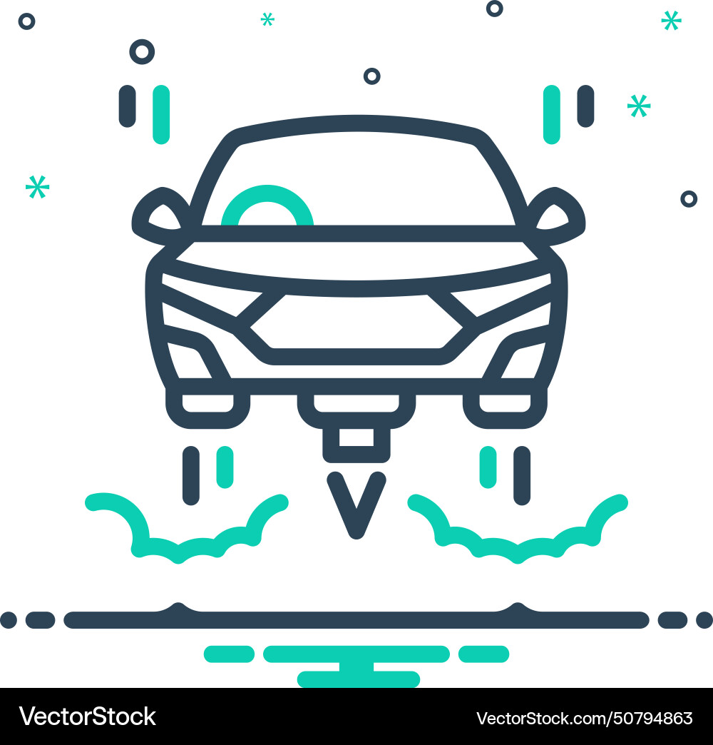 Flying car Royalty Free Vector Image - VectorStock