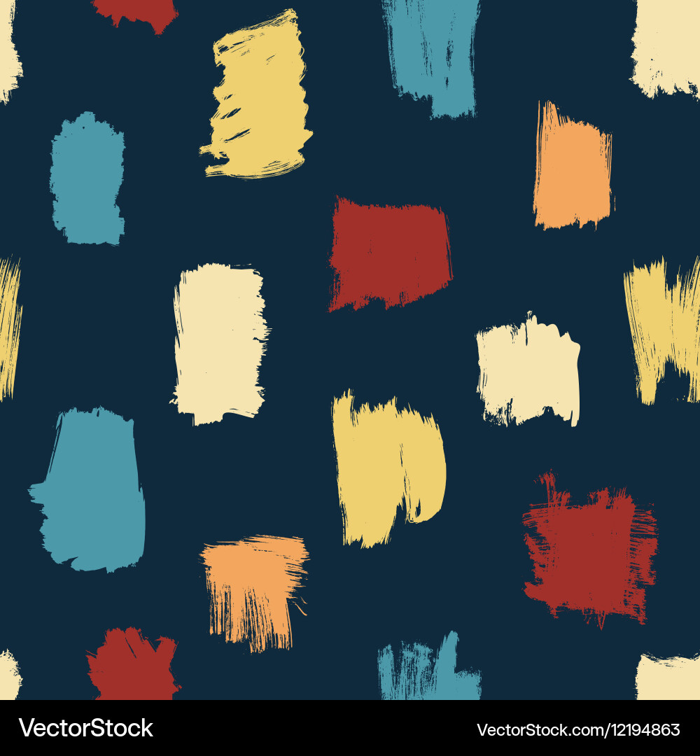Thick Brush Strokes Pattern Royalty Free Vector Image