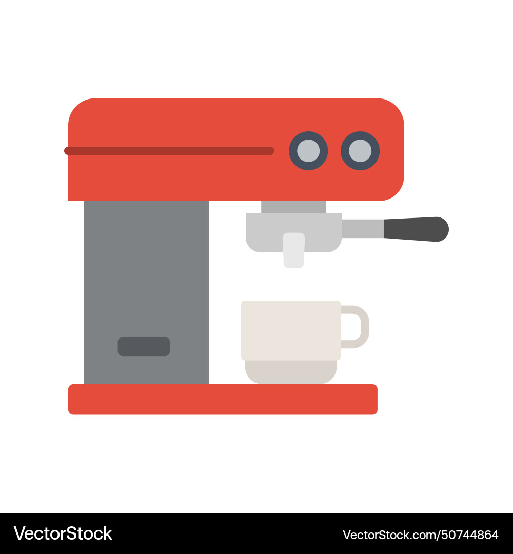 Coffee maker machine icon professional Royalty Free Vector