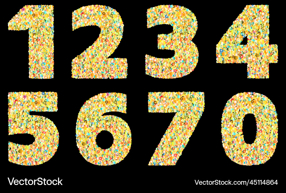 Font Royalty Free Vector Image - VectorStock