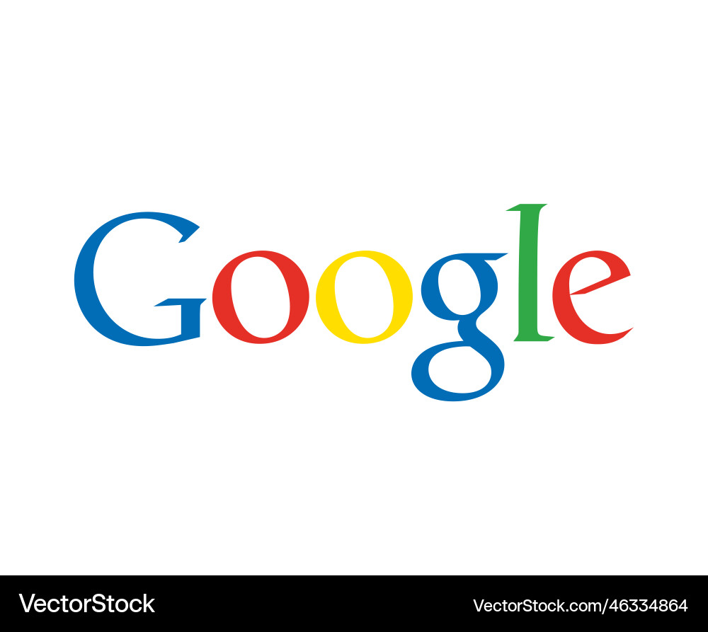 Google Logo Symbol Royalty Free Vector Image - VectorStock