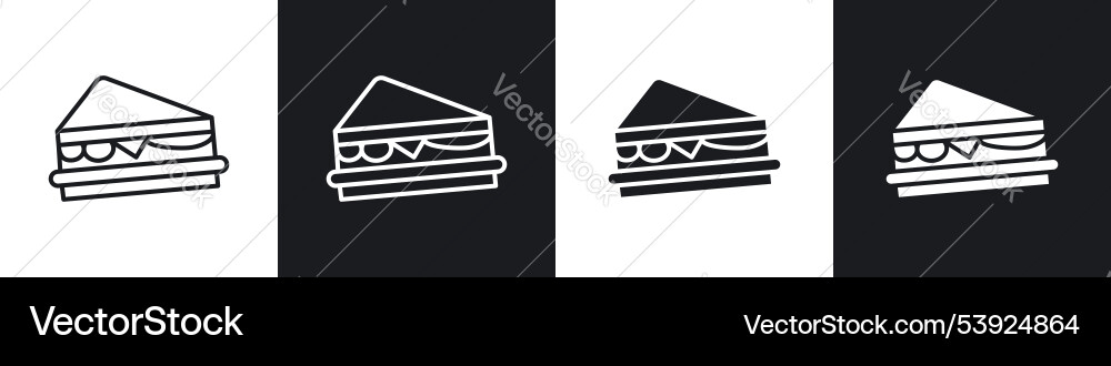 Sandwich icon Royalty Free Vector Image - VectorStock