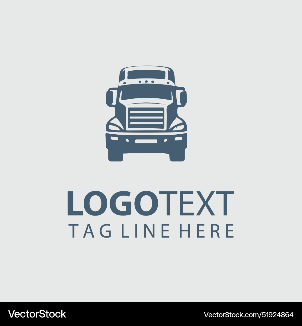 Trucking logo Royalty Free Vector Image - VectorStock