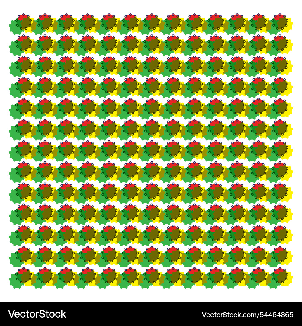 Seamless abstract shapes on white background Vector Image