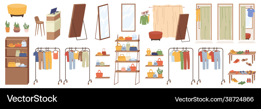 Clothing Store Interior Vector Images (over 4,100)