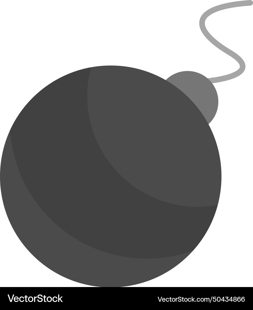 Smoke bomb icon image Royalty Free Vector Image