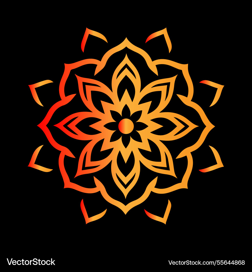 Mandala art trend 2025 Royalty Free Vector Image