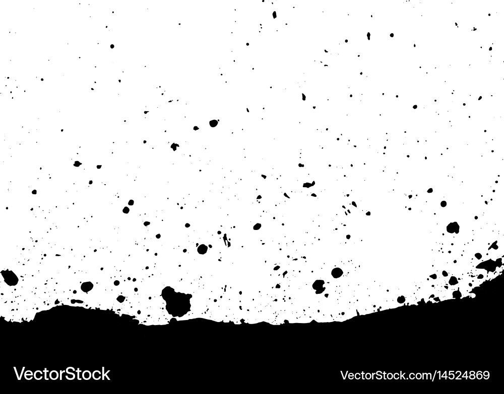 Abstract splatter black color background Vector Image