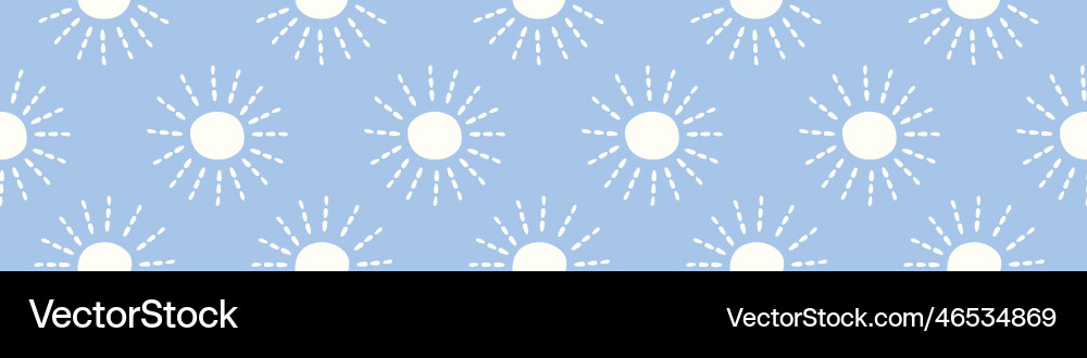 Sunshine background banner fun and bright Vector Image