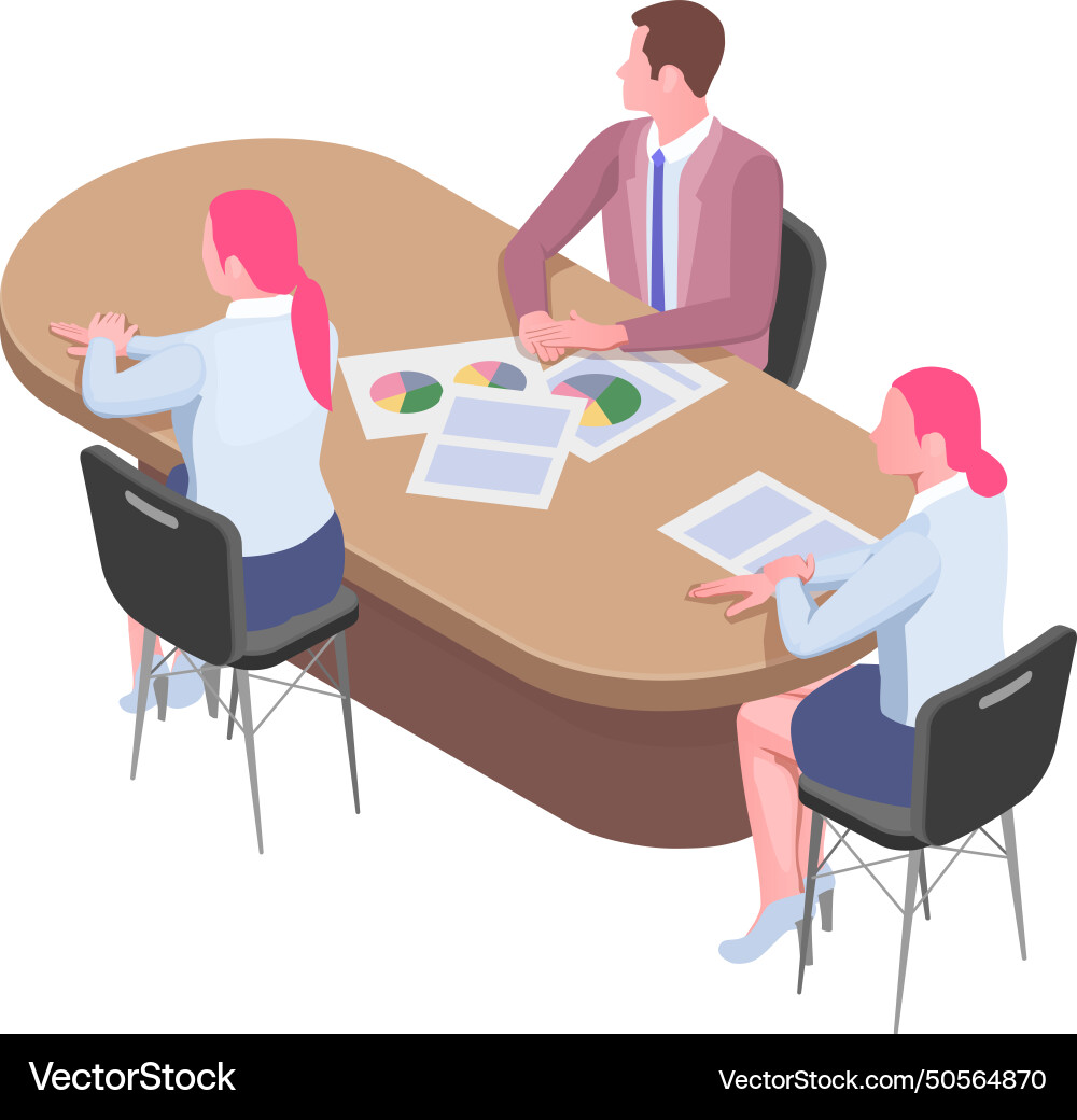 Business meeting icon Royalty Free Vector Image