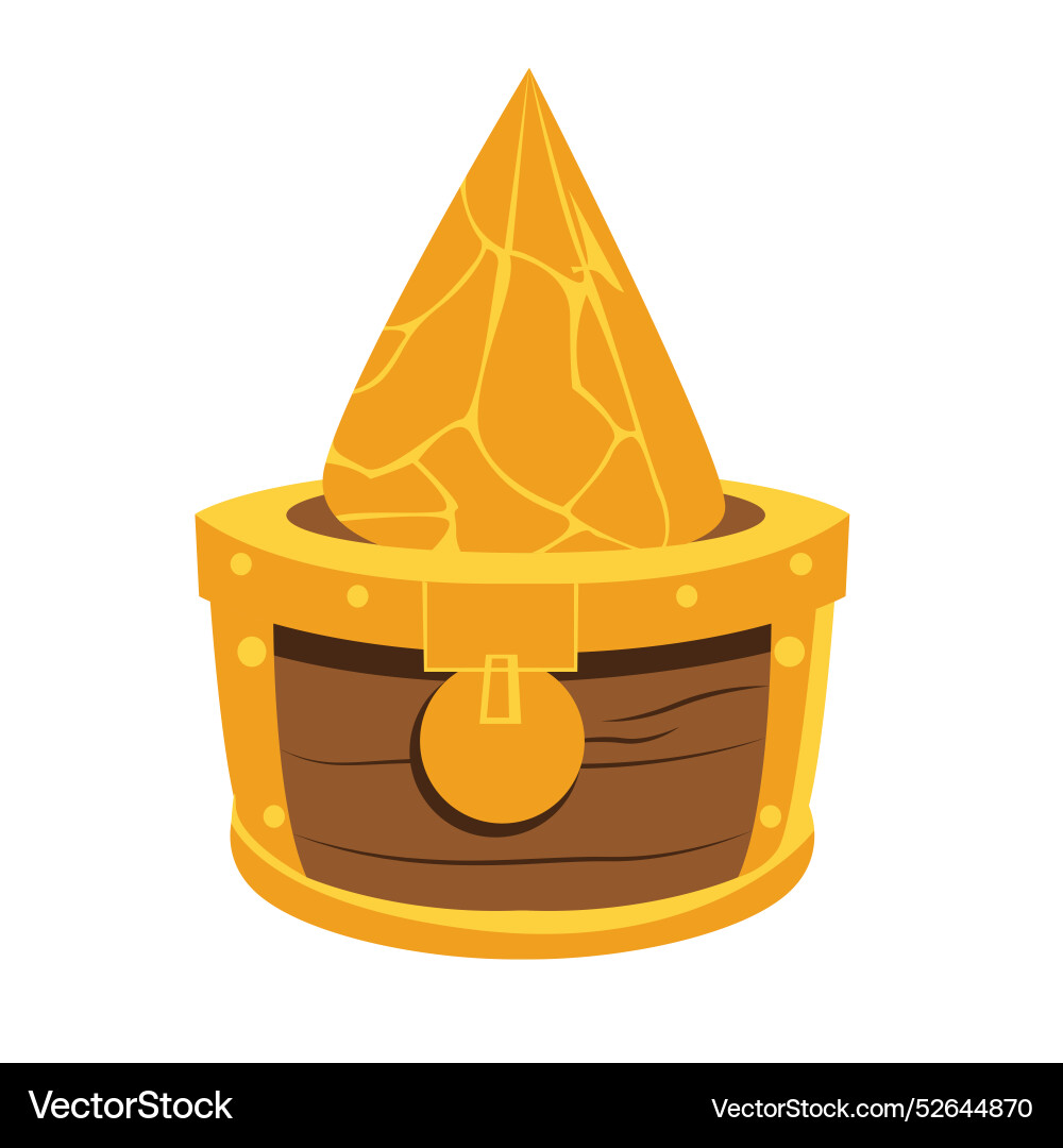 Cartoon treasure Royalty Free Vector Image - VectorStock
