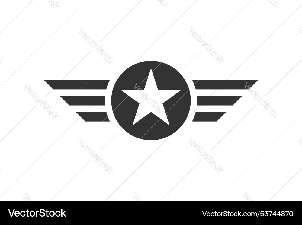 Military logo Royalty Free Vector Image - VectorStock
