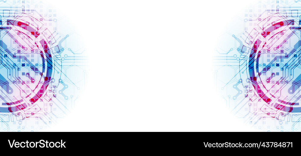 Abstract technology background communication Vector Image