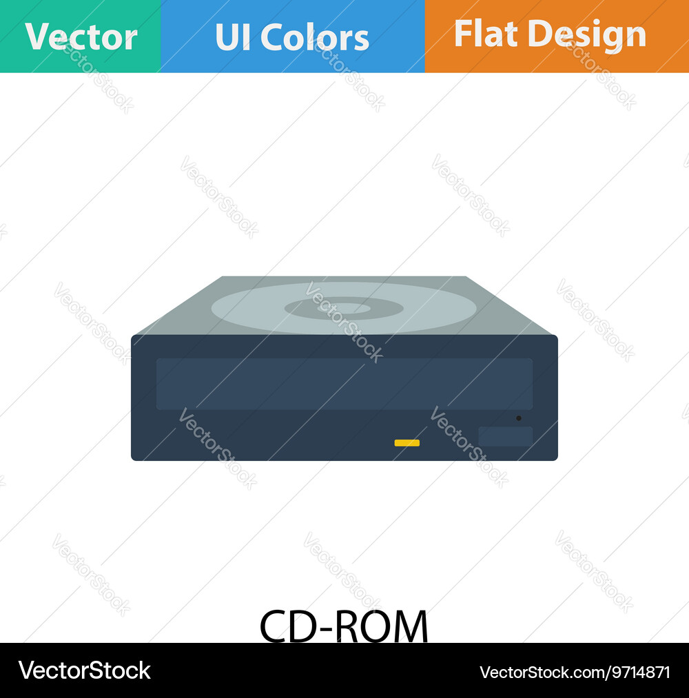 Cd-rom icon Royalty Free Vector Image - VectorStock