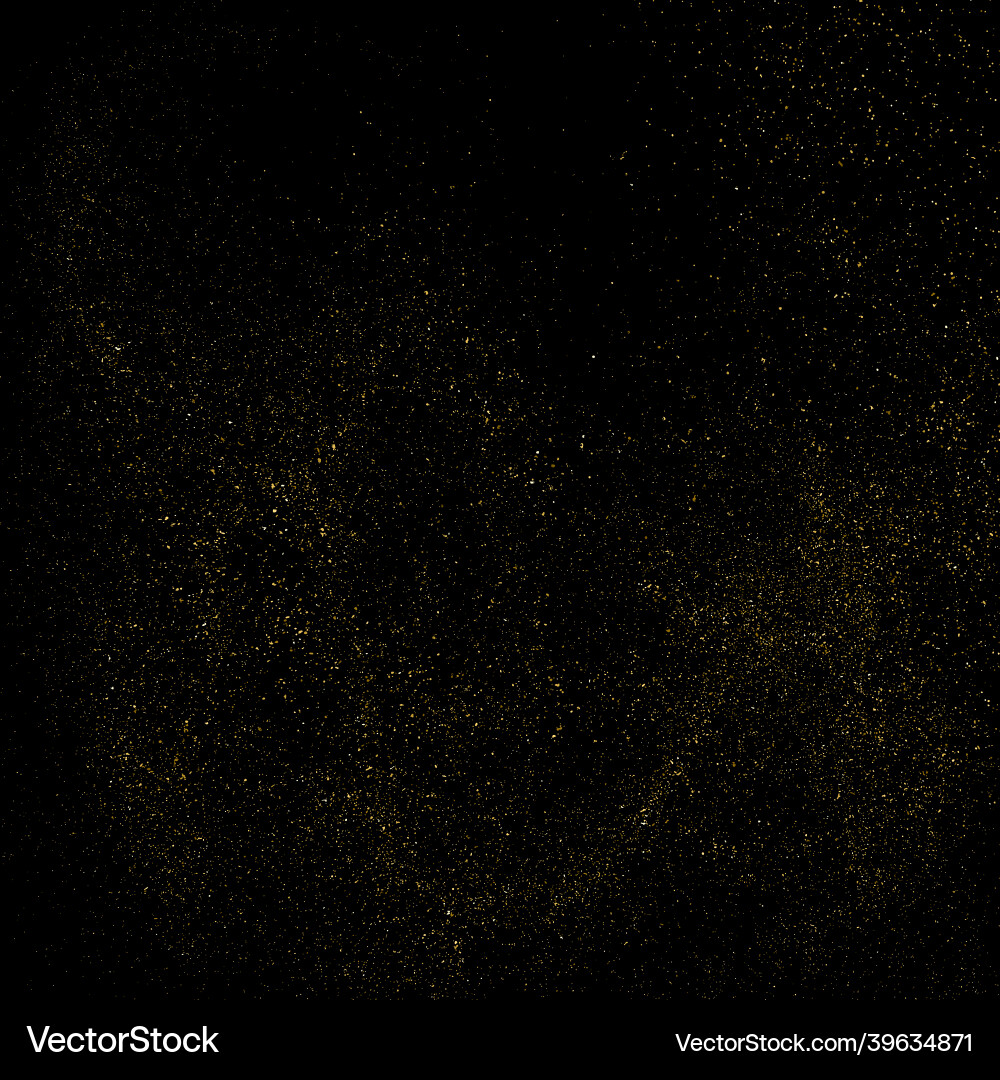 Golden stardust Royalty Free Vector Image - VectorStock