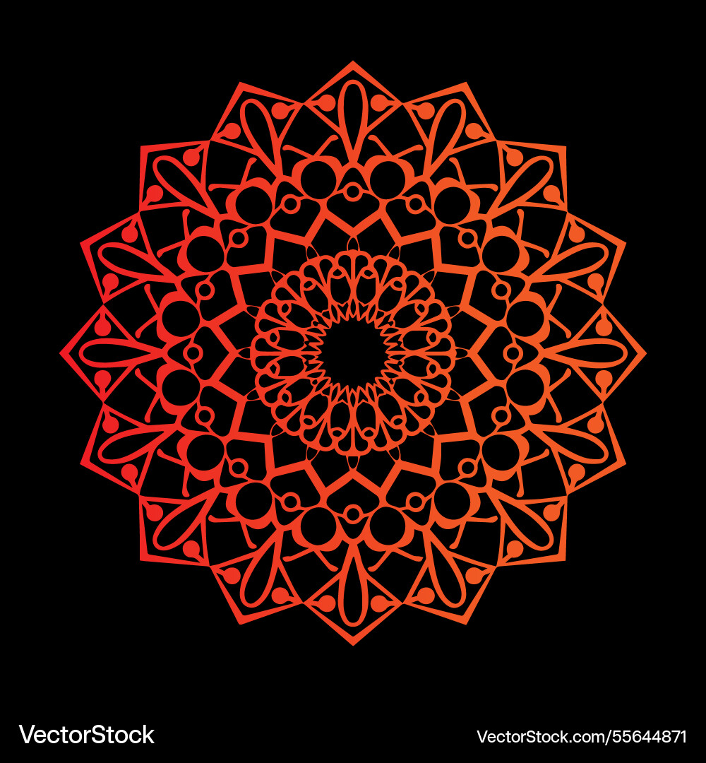 Mandala digital download Royalty Free Vector Image