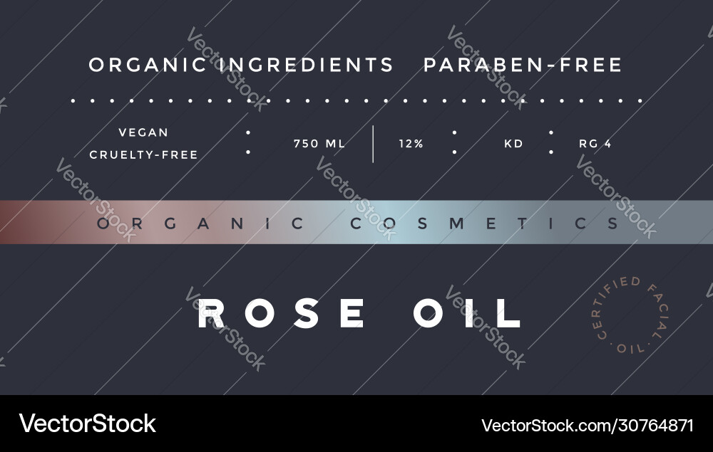 Minimal label typographic modern vintage Vector Image