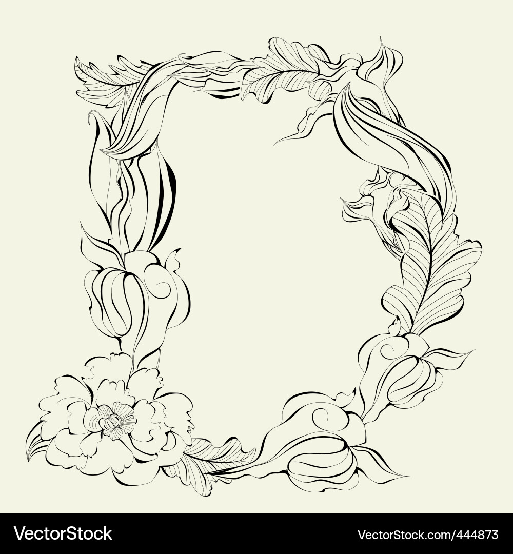 Letter d Royalty Free Vector Image - VectorStock