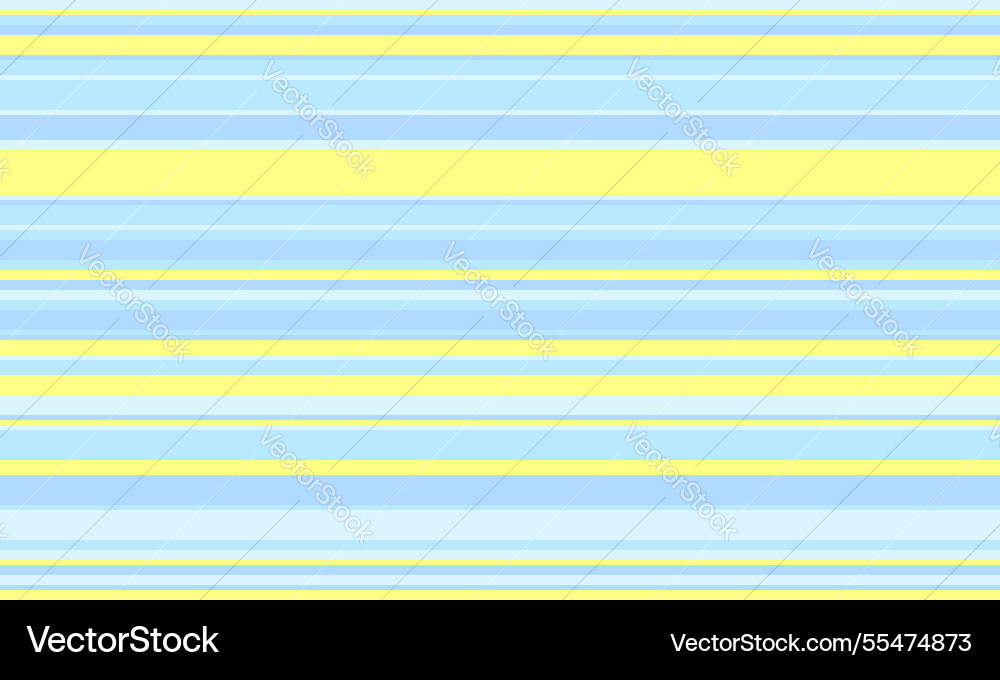 Pastel blue and yellow horizontal stripes create Vector Image