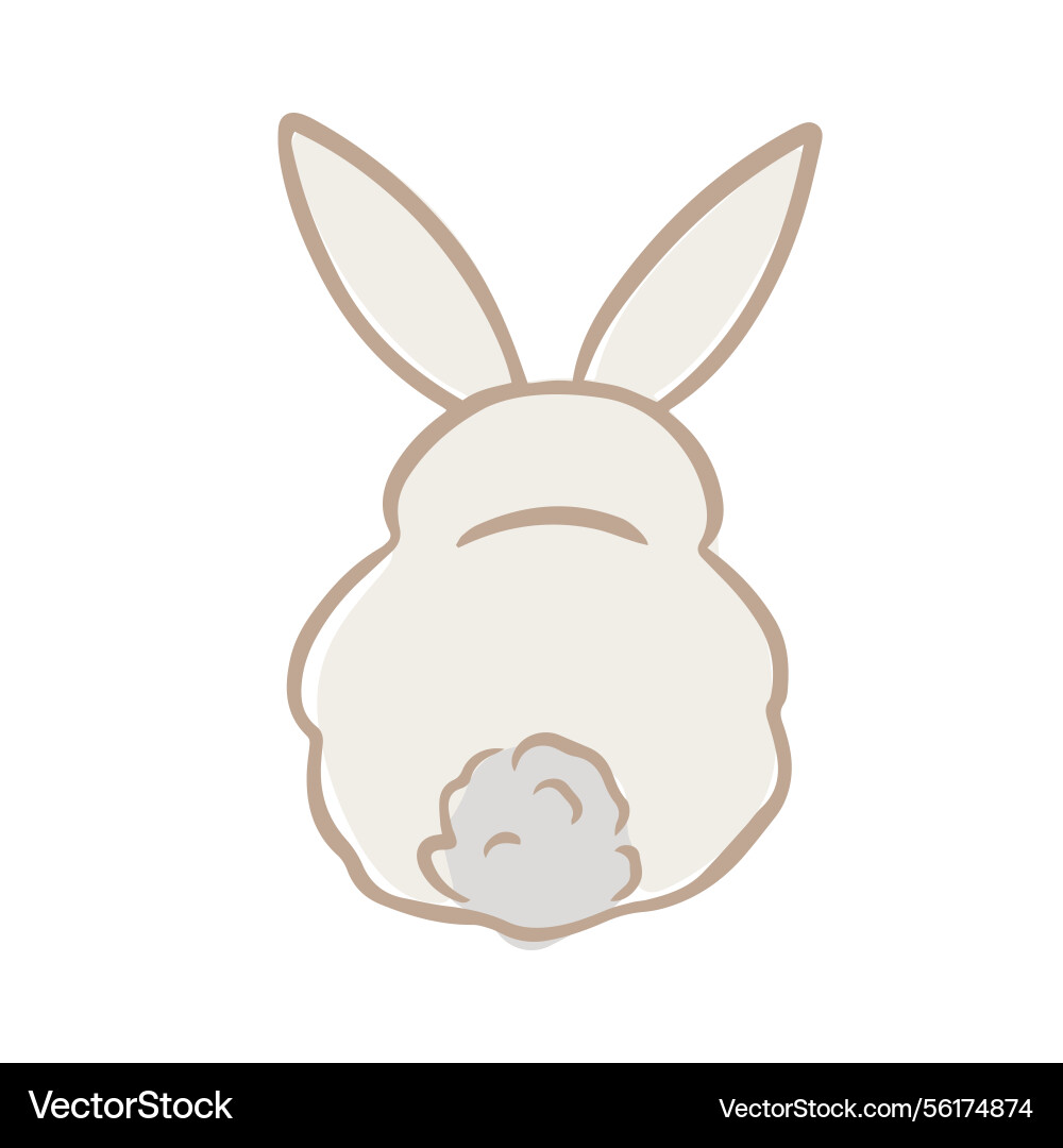 Easter Bunny Back Silhouette Vector Images (over 110)