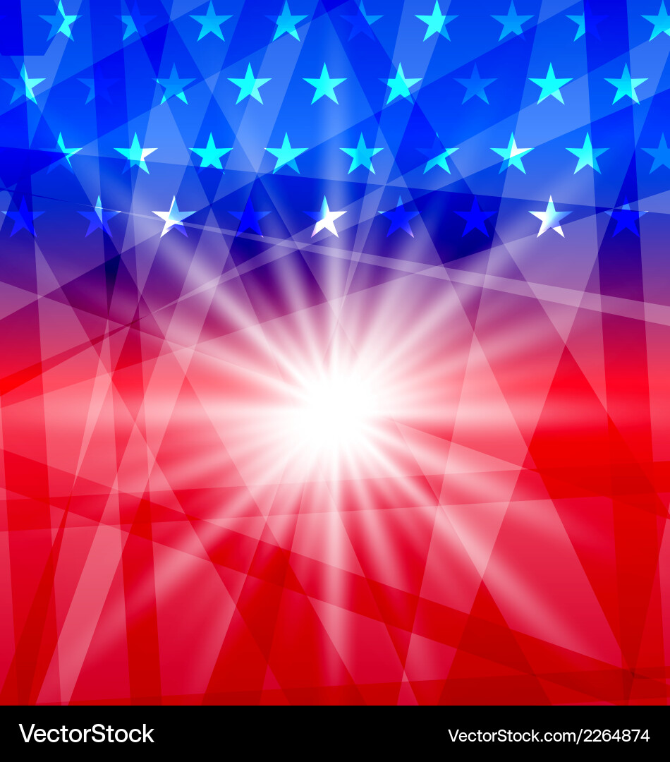 Stars and Stripes Background Royalty Free Vector Image