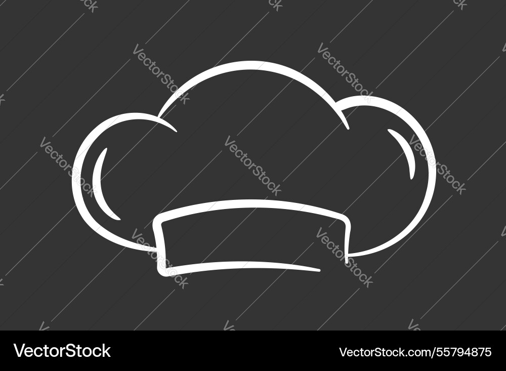 Chef hat Royalty Free Vector Image - VectorStock