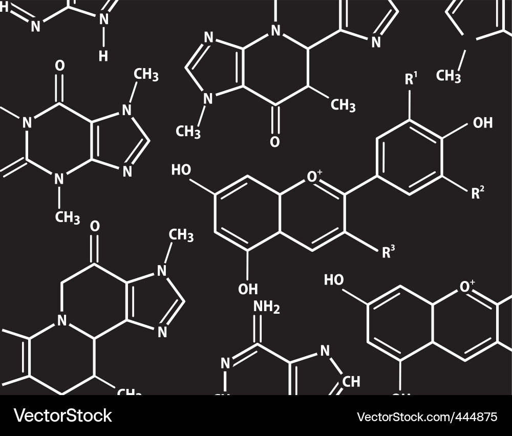 Chemie Formeln Lizenzfreies Vektorbild - VectorStock